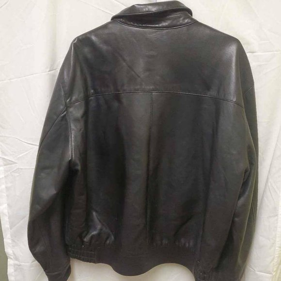 Gallotti | Jackets & Coats | Gallotti Mens Casual Leather Jacket Black ...